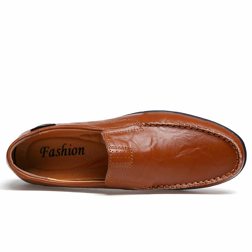 Mocassins confortables et respirants en cuir pour homme • Mon Mocassin
