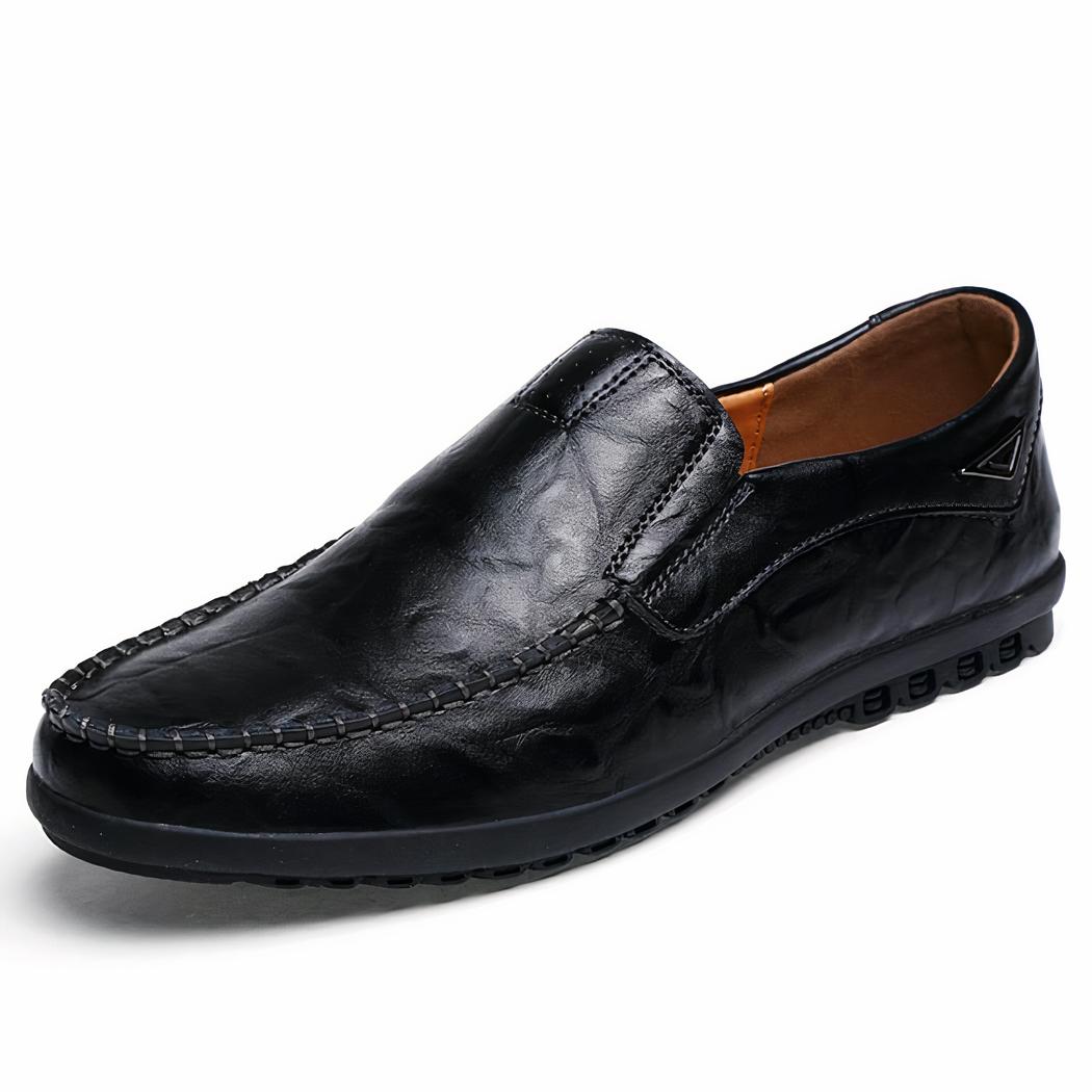 Mocassins confortables et respirants en cuir pour homme • Mon Mocassin